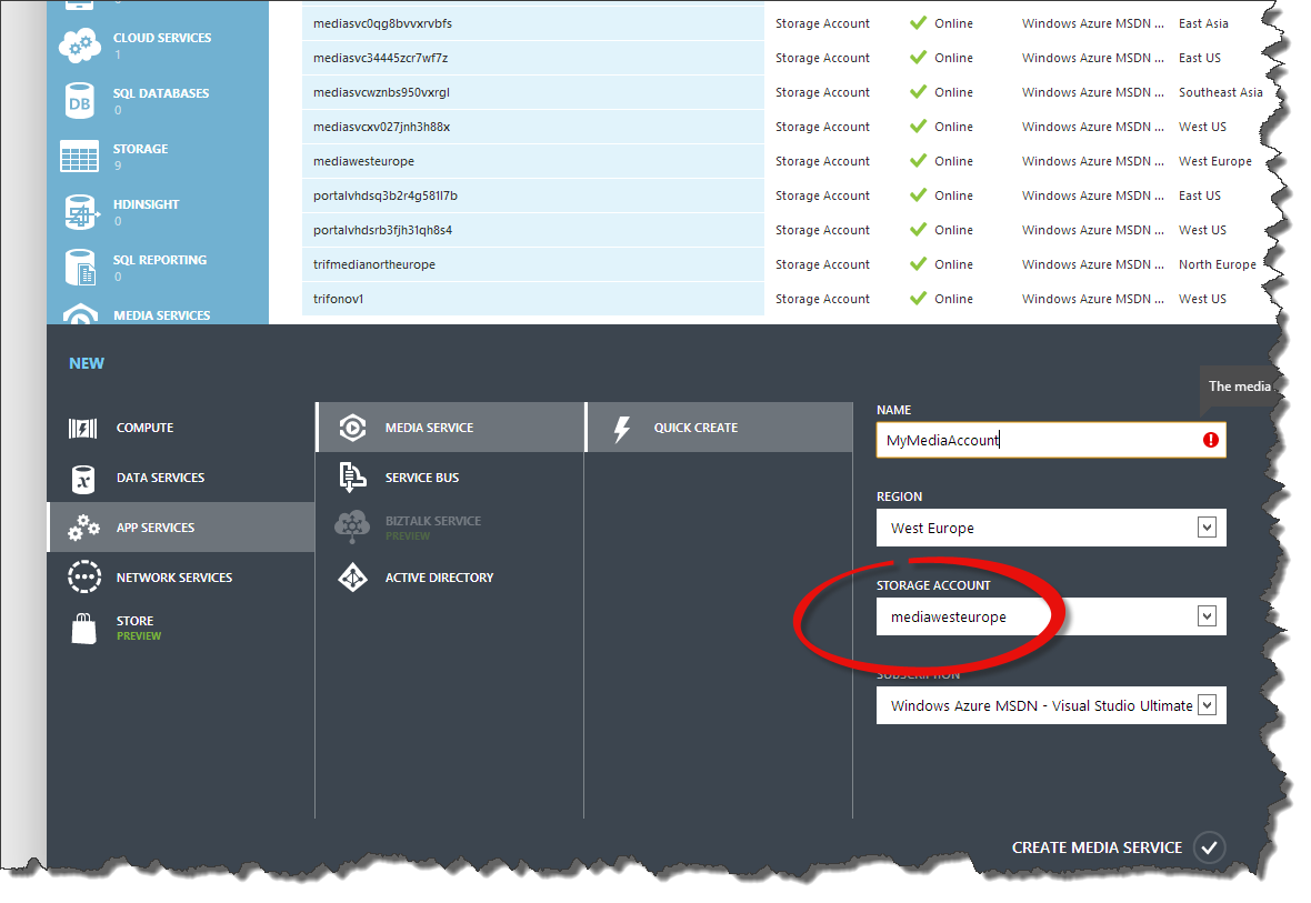 Managing assets across multiple storage accounts In Windows Azure Media Services and defining ...
